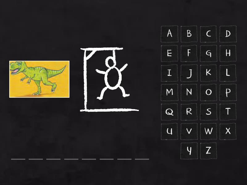 The dinosaur museum. . - Hangman