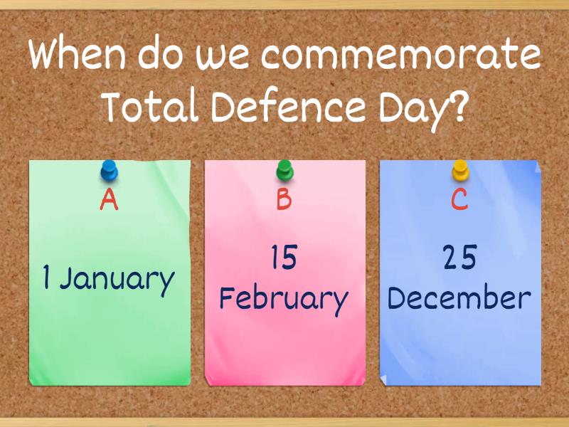 Total Defence Day (Digital Defence) - Quiz