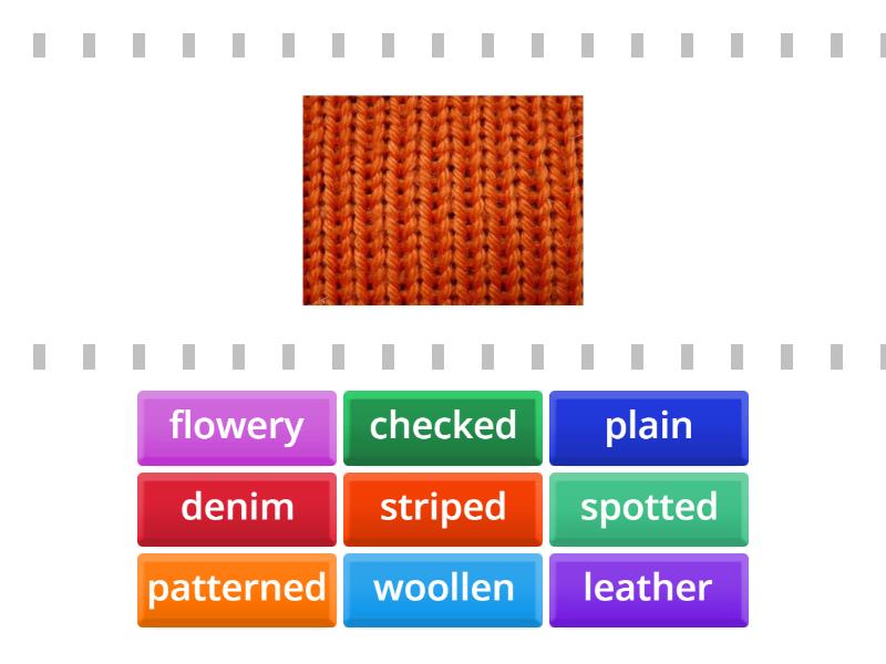 VISUAL ENGLISH 6 - UNIT15 - PATTERNS - Find the match
