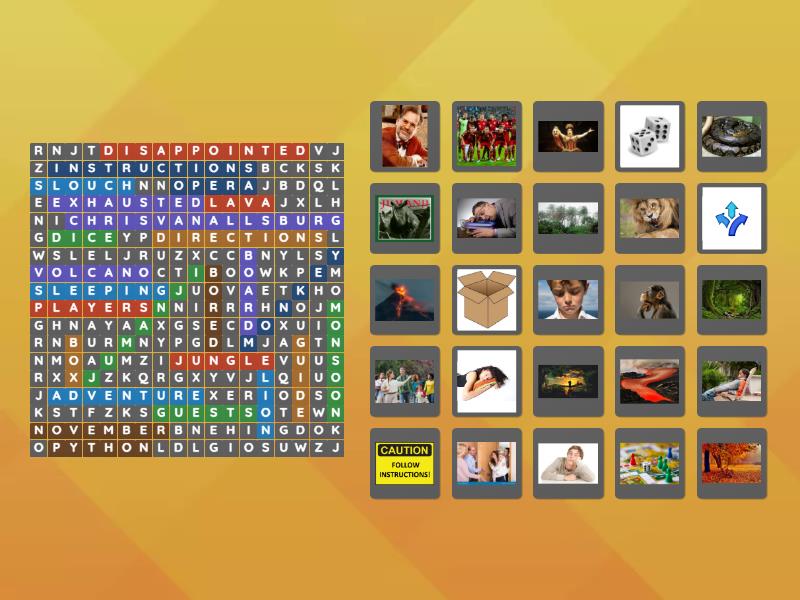 Jumanji Word Search - Wordsearch