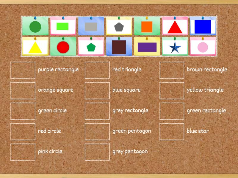 Unit 14 - Shapes - Match up