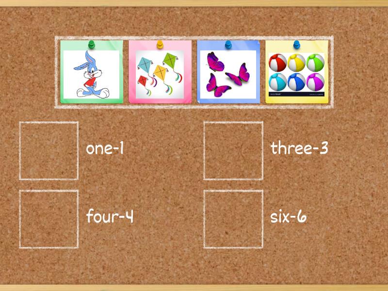UKG "Maths" count and match - Match up