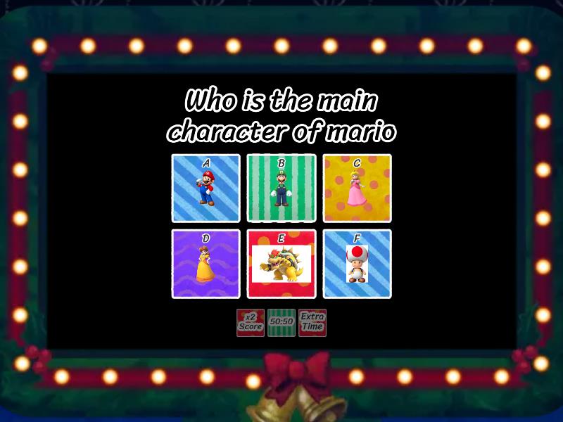mario quiz - Gameshow quiz