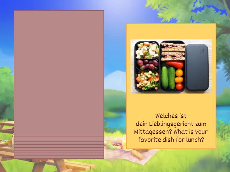 Essen Food - Speaking cards