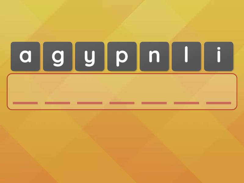 Present Continuous Spelling Rules - Anagrama