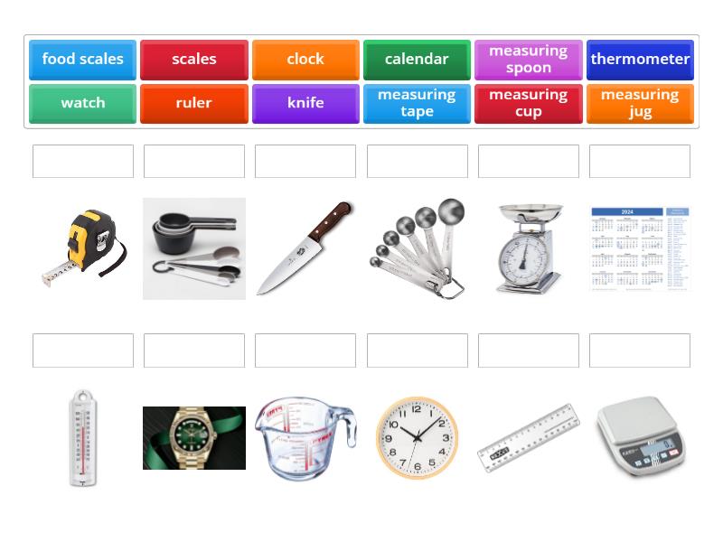 Measuring Equipment - Match up