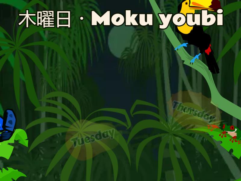 Days of the Week - Flying fruit