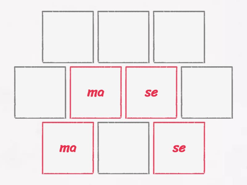 memorama silabas m,s,t,l,p - Matching pairs