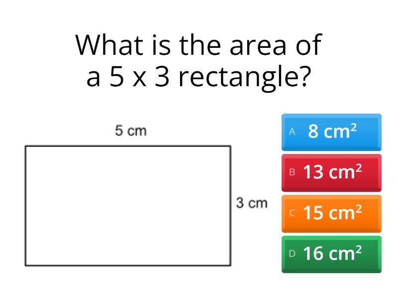 Area and Perimeter 1 - Quiz