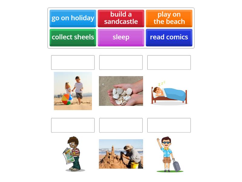 Unit 6 Let's have holiday fun 1 ( segundo de primaria ) - Match up