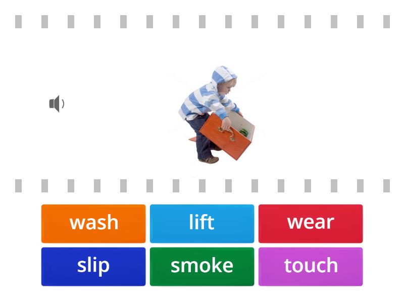 Action Words (matching) - Find the match