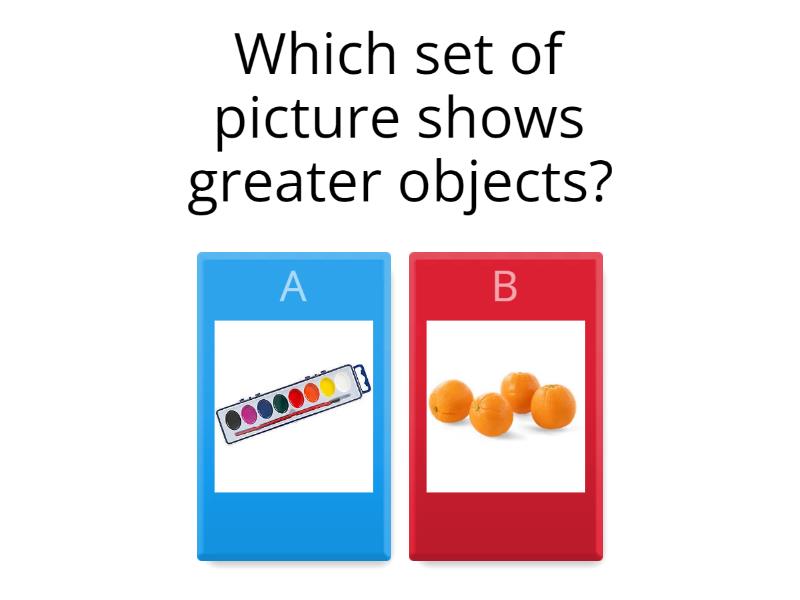 Greater and less - Quiz