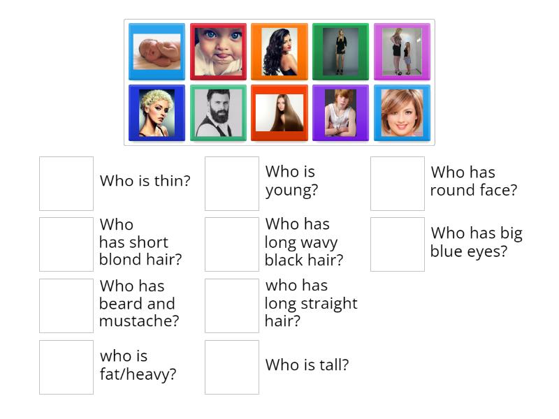 Physical appearance - Match up