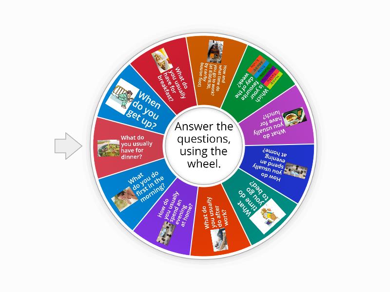 Beginner daily routine - Spin the wheel