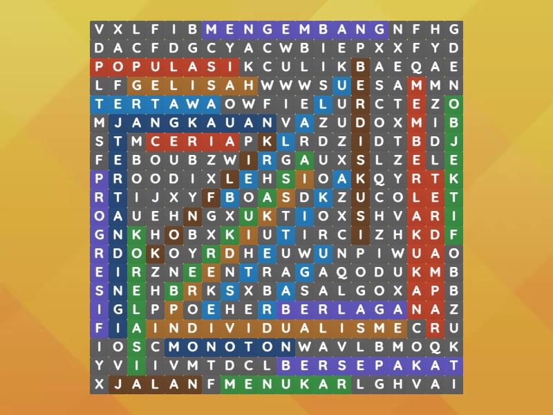 Game Mencari Kata - Wordsearch