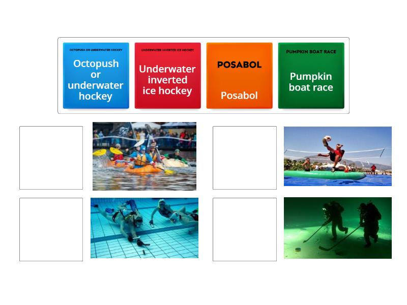 Unusual Sports from around the World - Match up