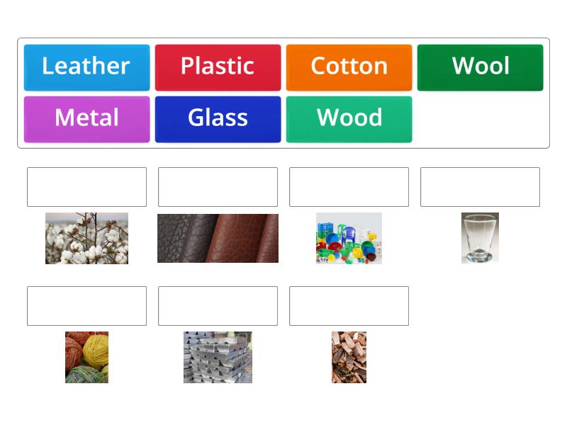 Materials - Match up