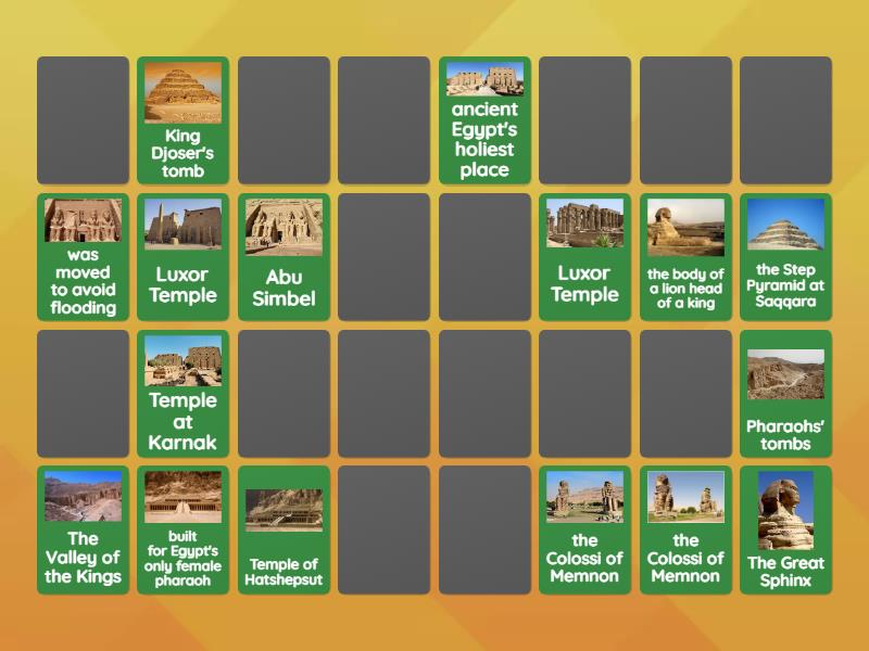 Ancient Egypt Match Up - Parejas