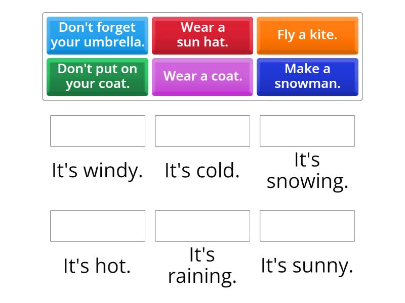 FF2 Unit 10 Grammar - Match up