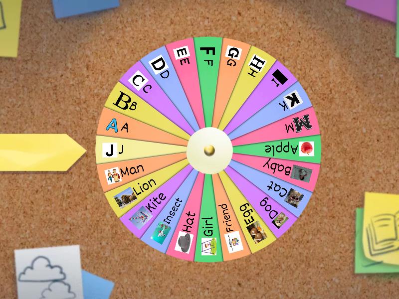 Letter - Spin the wheel