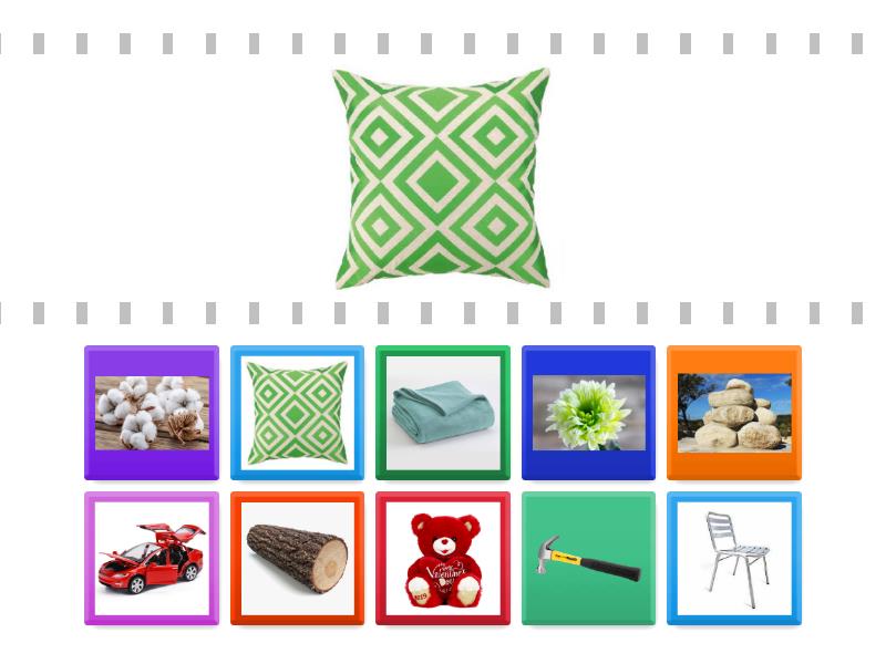 Hard and soft objects - Find the match