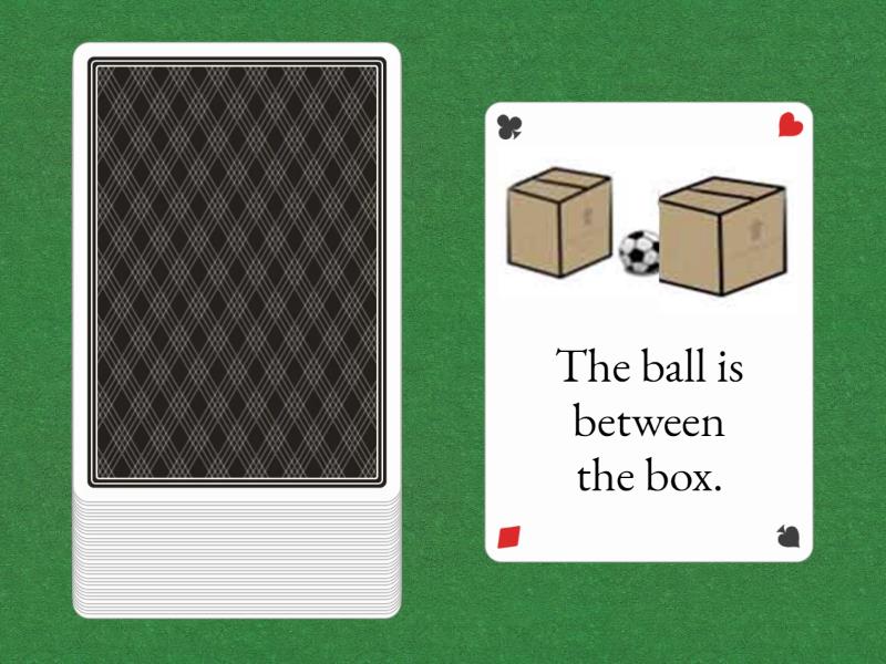 Prepositions - Speaking cards