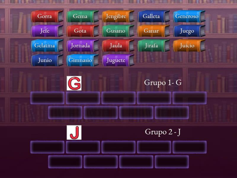 Agrupa las palabras - Group sort