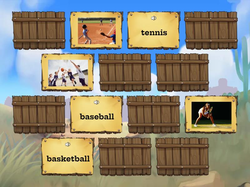 Sports - Matching pairs