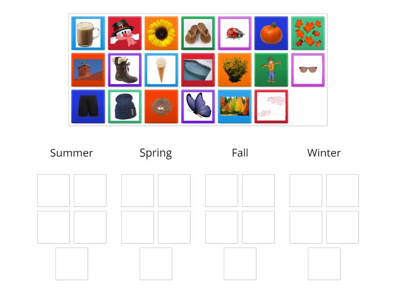 Seasons - Group sort