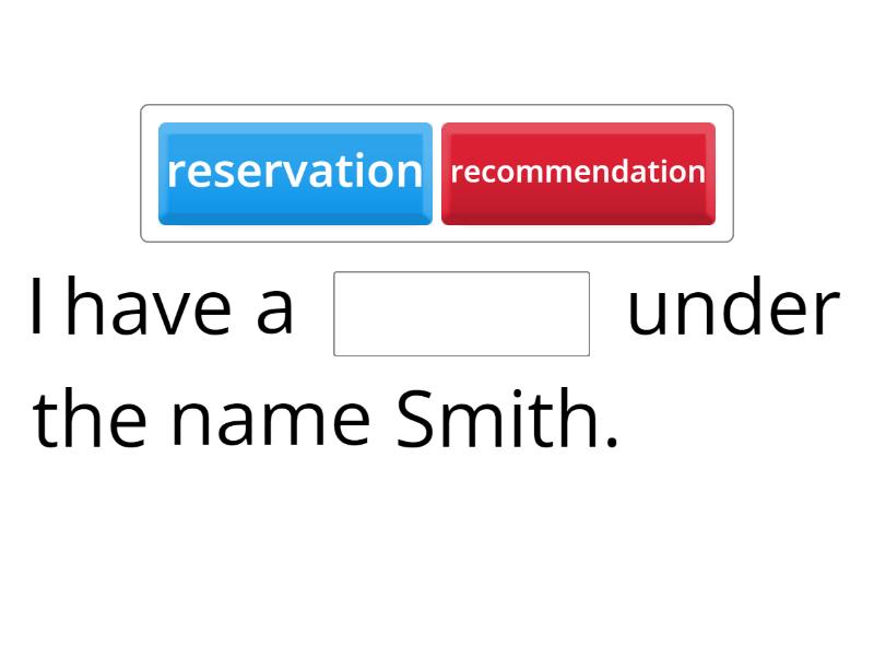 Going abroad. Accomodation. - Complete the sentence