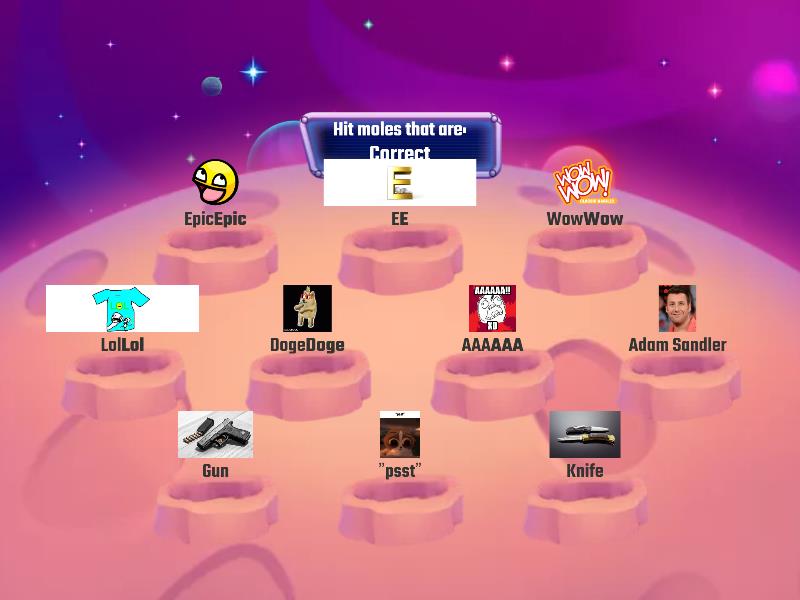 Epic Whack-a-mole!1! - Whack-a-mole