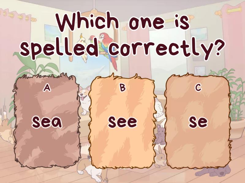 Which one is spelled correctly? - Quiz