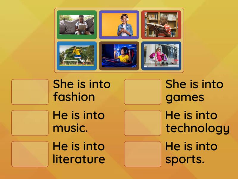 Kids 3 - Unit 1 - Preferences - Match up