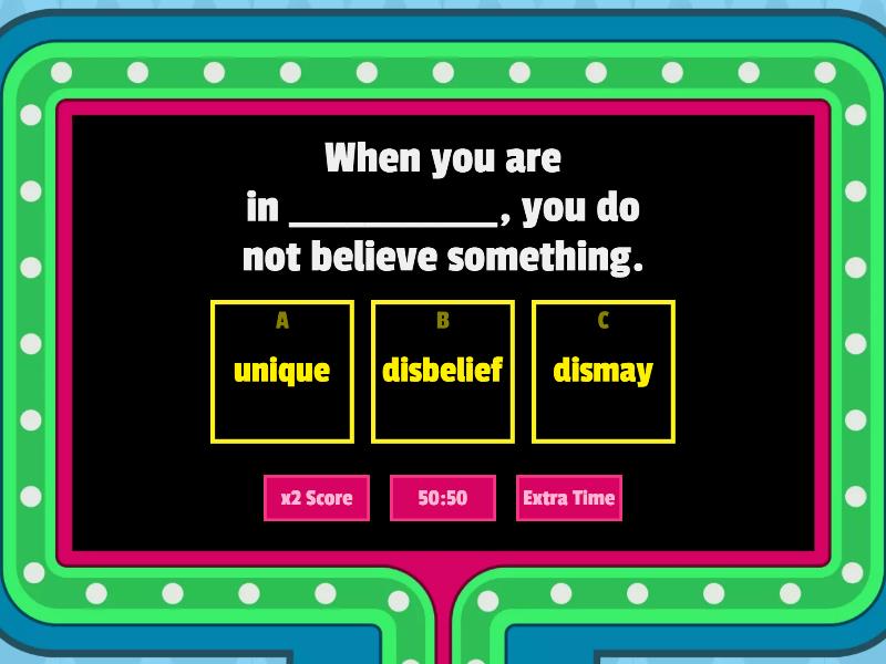 Anansi Learns a Lesson - Gameshow quiz