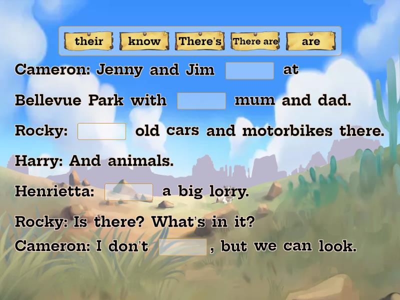 Power up 1 u.5 Story - Missing word