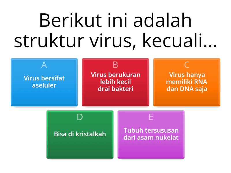 Latihan Soal Virus - Quiz