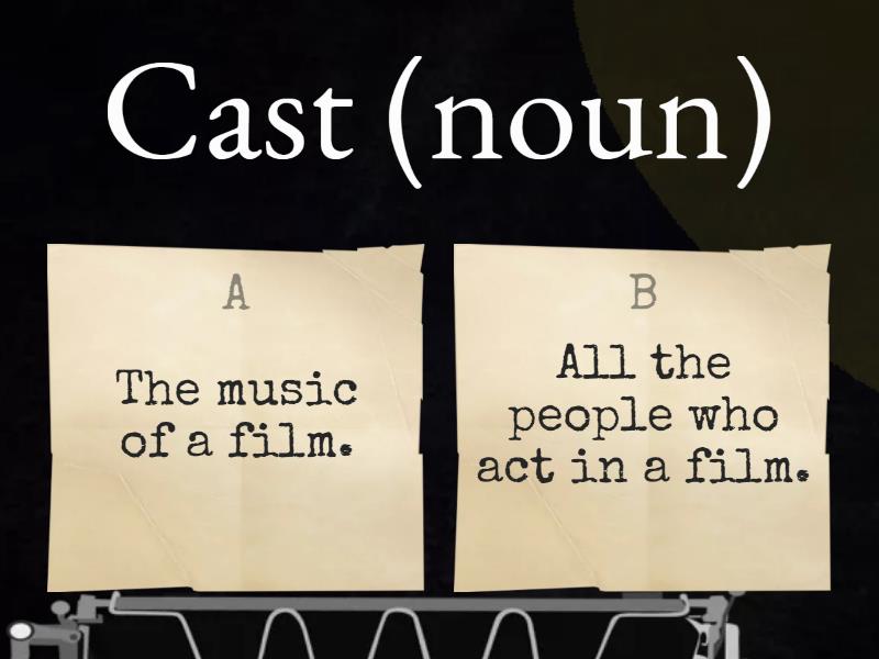 Movie Vocabulary Part 2 'Other movie related words/phrases' - Quiz