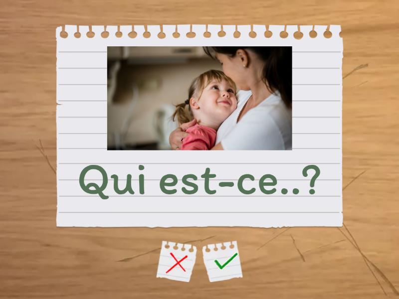 la famille - Flash cards