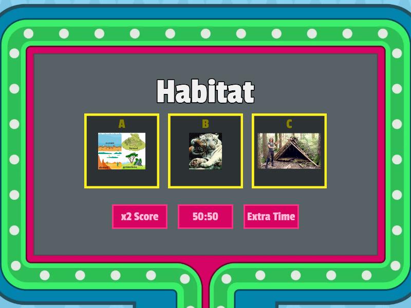 What is a Habitat? - Gameshow quiz