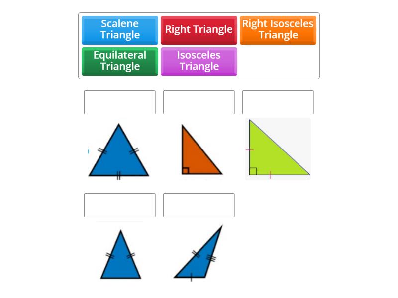 Triangles types - Match up