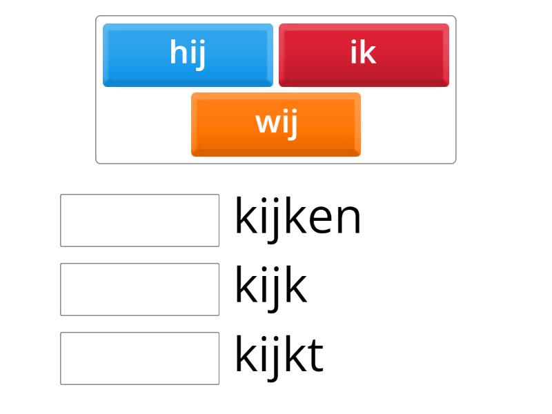 Ik - hij - wij - Match up