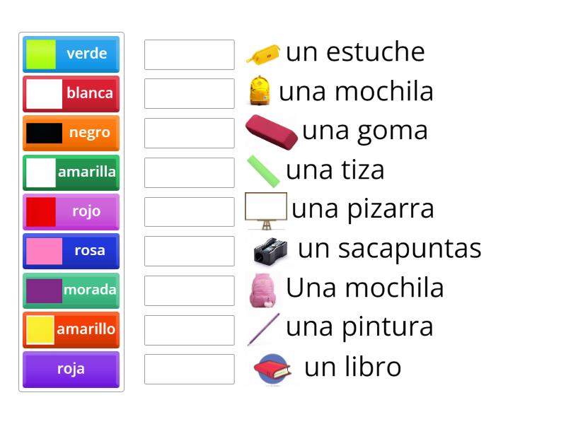 ¿Que color es? - Match up