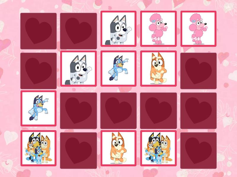 Memorice Bluey - Matching pairs