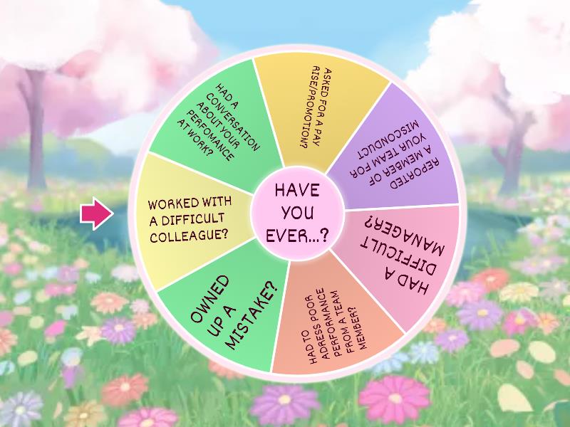CHALLENGING CONVERSATIONS - Spin the wheel