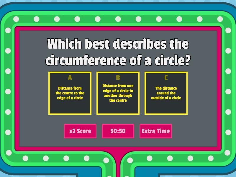 Circumference of a Circle Quiz - Concurso de preguntas