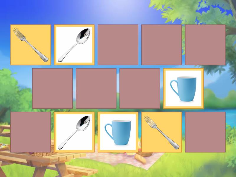 Restaurant vocabulary - Matching pairs