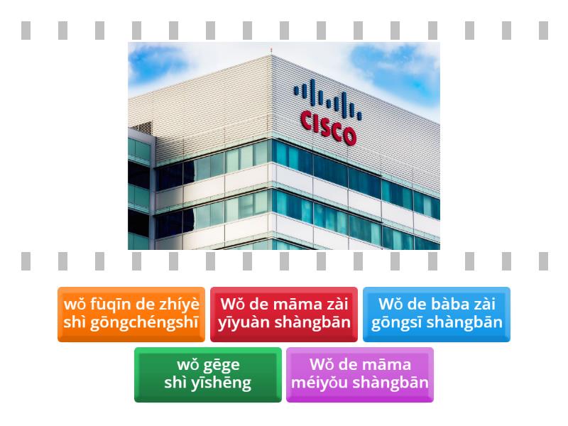 LESSON 3 : OCCUPATIONS (Zhi ye) - Find the match