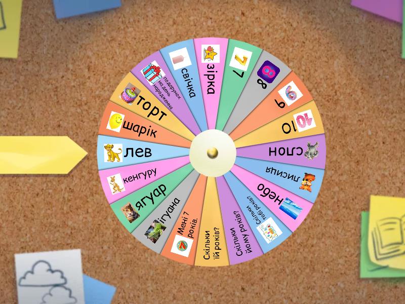 Unit 6 wheel listening - Spin the wheel