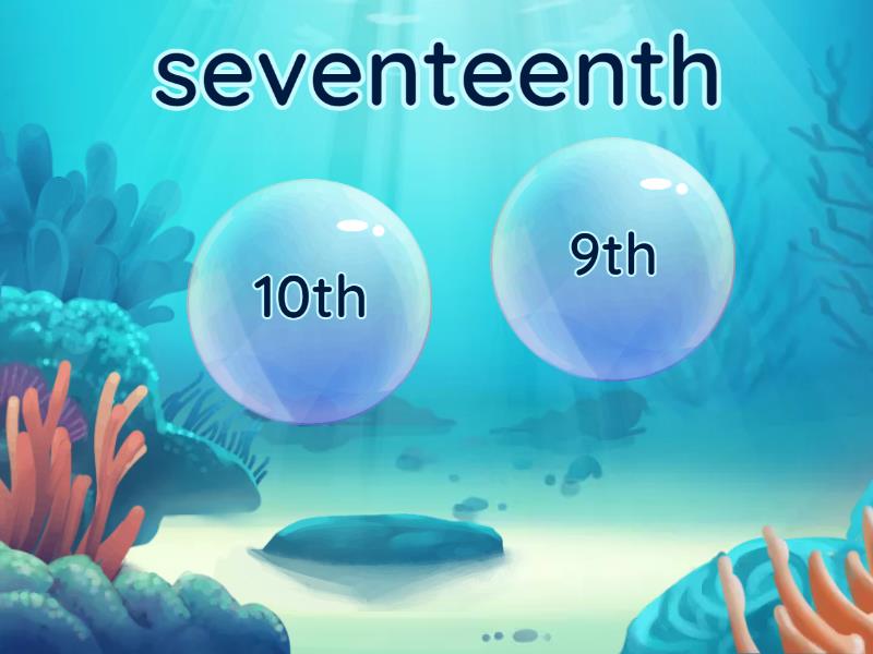 Ant- Ordinal Numbers - Flying fruit