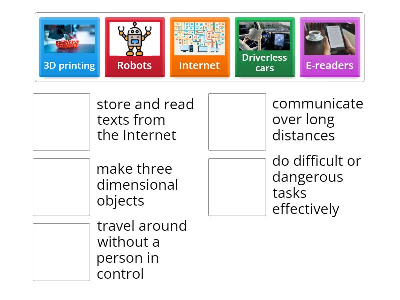 MATCH THE INVENTIONS WITH THEIR MAIN USES!!!! - Match up